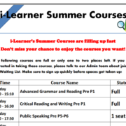 May 2015 – i‑Learner Education Centre
