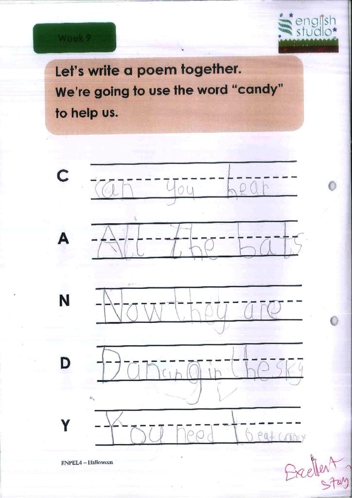 Halloween Acrostics – i‑Learner Education Centre